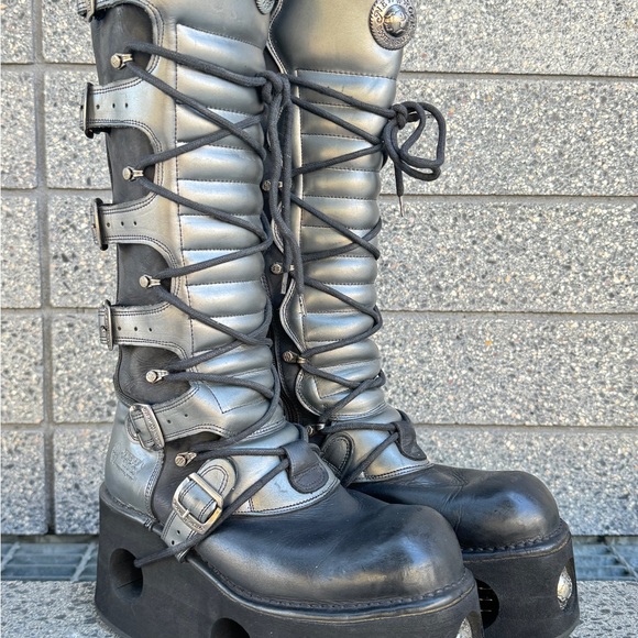 New Rock | Shoes | Vintage New Rock Boots Neptune Spring Sole | Poshmark